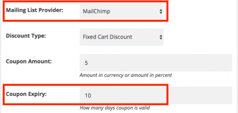 How To Create WooCommerce Coupons for Mailchimp Automatically | Urgency ...